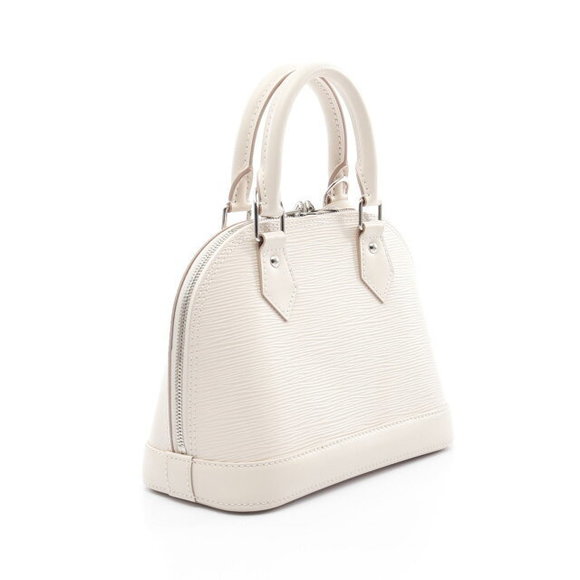 Louis Vuitton | Bags | Louis Vuitton Leather Ivory Epi White Alma ...
